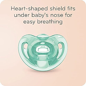 NUK Comfy Pacifiers, 0-6 Months, 6 Pack