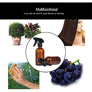 Amber Glass Spray Bottles,Glass Spray Bottles for Cleaning Solutions"Glass Spray Bottle,Window Cleaners Aromatherapy Facial Hydration Watering Flowers Hair Care Empty Amber Glass Spray Bottles