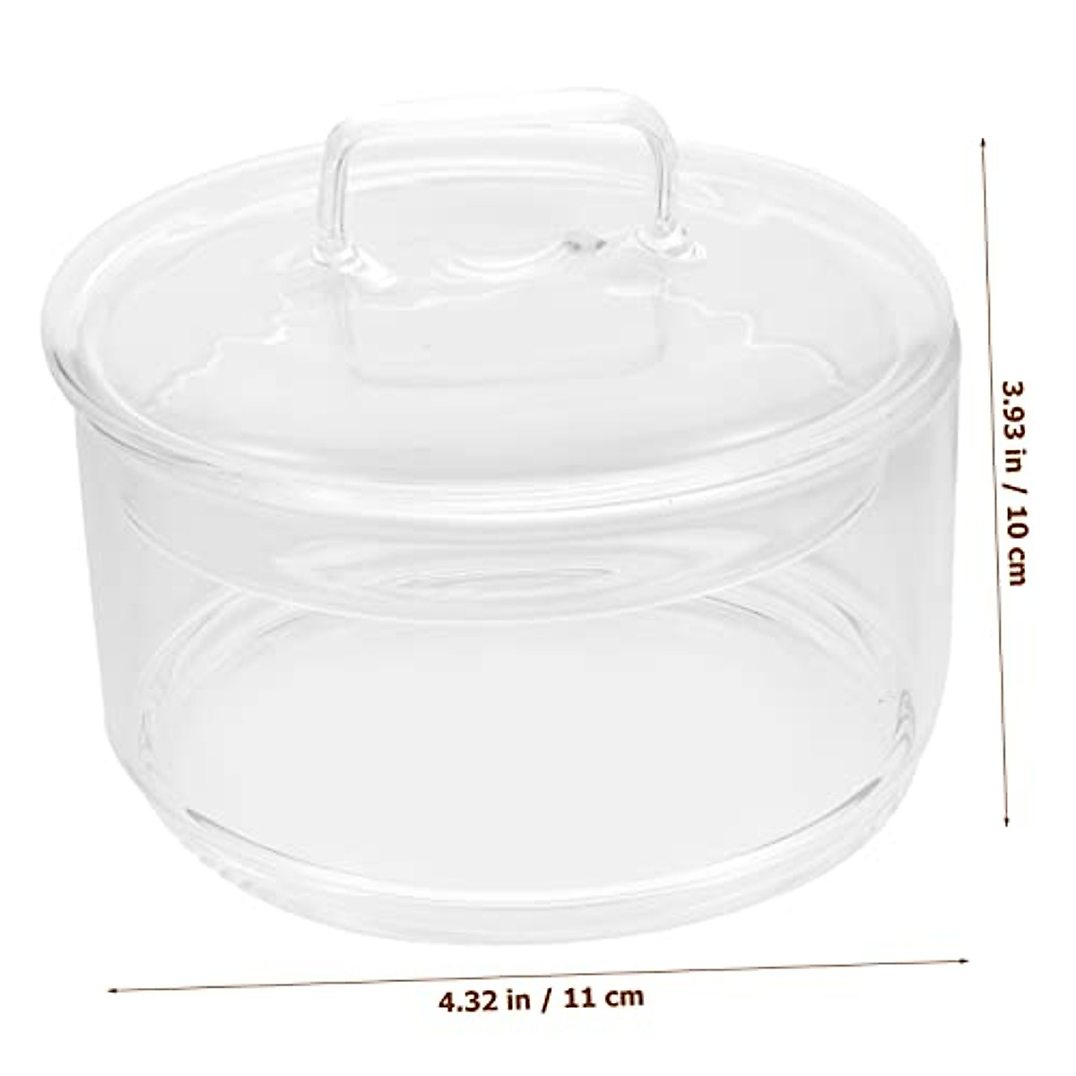 YARNOW Soup Bowl Clear Oatmeal Bowl Glass Steam Bowl Clear Glass Cereal Bowls Mixing Bowls Glass Trifle Bowl Glass Trifle Bowl Glass with Lid Clear Bowls Glass Salad Bowls Glass Bowl Mini