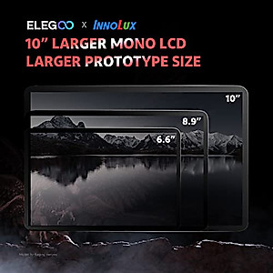 ELEGOO Saturn 2 MSLA 3D Printer and ELEGOO 8K Water Washable Photopolymer Resin Grey 1000g