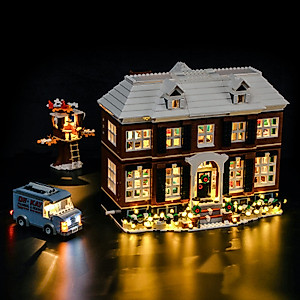 YEABRICKS LED Light for -21330 Ideas Home Alone Building Blocks Model (Building Set NOT Included)