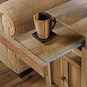 Sauder Dakota Pass Side Table, Craftsman Oak finish