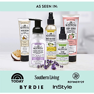 JR Watkins Natural Hydrating Body Oil Mist, Coconut Milk & Honey, Moisturizing Body Oil Spray for Glowing Skin, USA Made and Cruelty Free, 6 fl oz (Pack of 2)