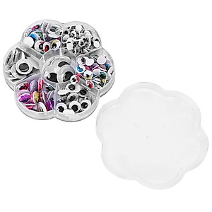255PCS Wiggle Googly Eyes Self Adhesive Wiggle Eyes Halloween Horror Props for Halloween Accessories