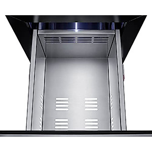 Summit Appliance ASDR1524PNR 15" Wide 2-Drawer All-Refrigerator; Panel-ready Drawer Fronts (Panels Not Included); 1.7 cu.ft Capacity; Frost-Free Operation; Stainless Steel Cabinet and Door