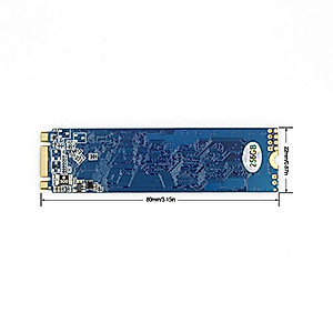Zheino M.2 SSD 2280 256GB NGFF SATA Internal 3D Nand Solid State Drive for Ultrabooks and Tablets