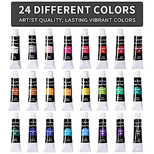 24 acrylic paint set for Adult Coloring Books Art Office Set