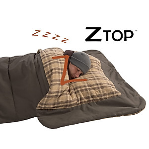 Kodiak Canvas Z Top Sleeping Bag: 0°F, Regular