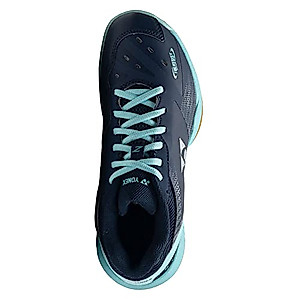 Yonex Power Cushion 65 Z3 Womens Indoor Court Shoes - Navy/Saxe, B Medium, 6.5
