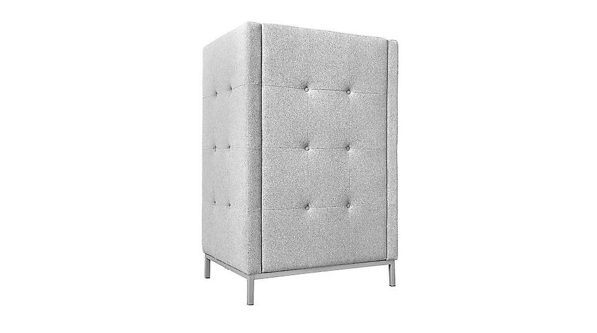 Traffic Modular Lounge Privacy Chair with USB Outlet