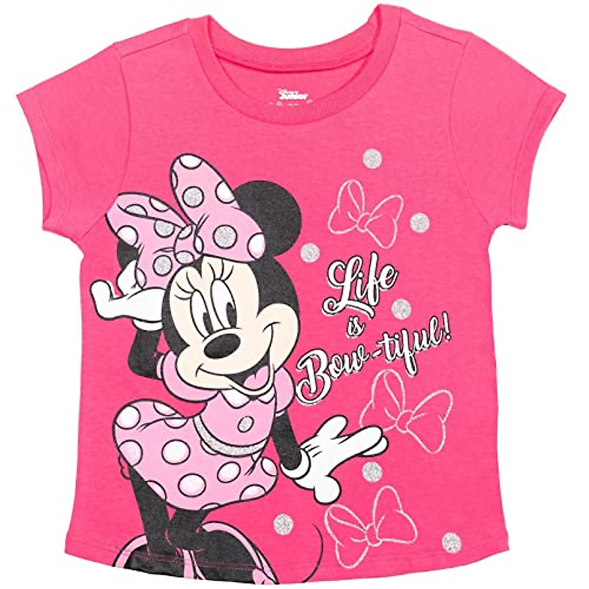 Disney Sofia The First Minnie Mouse Vampirina Fancy Nancy Little Girls 4 Pack T-Shirts Multicolor 6X