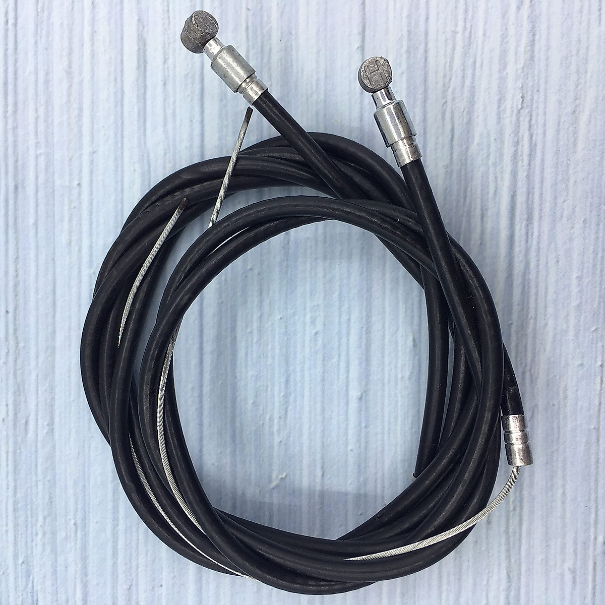 APRUNM Black front and rear brake cables are suitable for bicycle and mountain bike brake cables, bicycle control cables (1 pair)