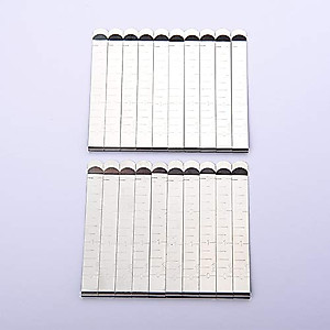 Miamay 20 Pieces Hemming Clips, Hem Marker, Sewing Clips Measurement Ruler Stainless Steel Hemming Clips Marking Sewing Supplies and Accessories