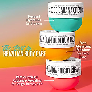 SOL DE JANEIRO Brazilian Bum Bum Cream and Bom Dia Bright Body Cream with Vitamin C Body Cream Bundle