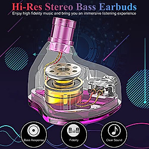 Wired Earbuds 3.5mm Sports Headphones for Samsung A13 A03s Bass Stereo HiFi Stereo in-Ear Earphone with Mic for Samsung Galaxy A52 A33 iPhone 6S 6 5S SE Pixel 5a 4a 3a MP3 MP4 PS5 Laptop