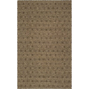 SAFAVIEH South Hampton Collection 8'9" x 12' Brown SHA243A Handmade Flatweave Area Rug