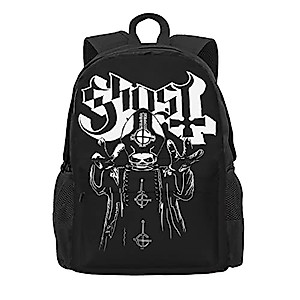 LIODFGLER ghost band logo unisex Lightweight backpack Traveling Backpack Multifunctional Cute Cool Lightweight Backpack Large Capacity