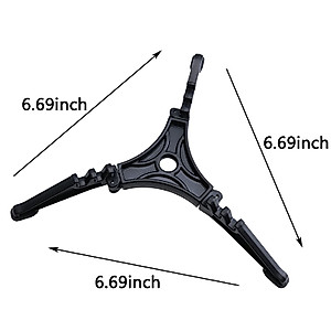 ZZHXSM Fuel Can Stabilizer for Camping Stoves Black Plastic Mini Foldable Canister Tripod Stand Base Bottle Shelf