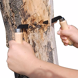 Timber Tuff 5" Straight Wood Blade Draw Shave Knife Woodworking Tool, TMB-05DS