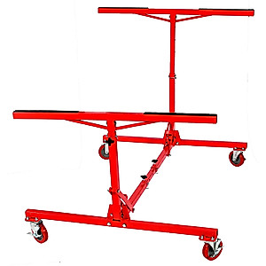 JEGS 81243 Truck Bed Dolly 600 lb. Capacity 51 in. x 44 in. x 12 in. Folded Dime