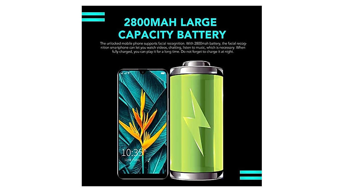 Smartphone 6.1" 3G Unlocked with Facial Recognition