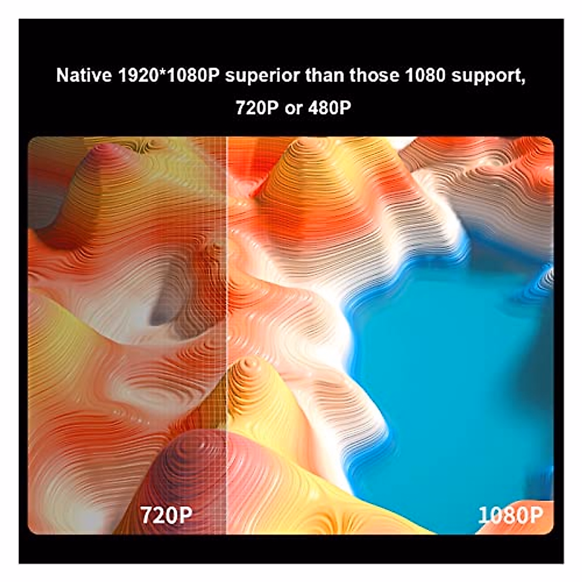 TD90 Pro Ful HD Projector Mini LED Android WiFi TD90Pro Native 1080P Projector Video Home Cinema 3D Portable Proyector