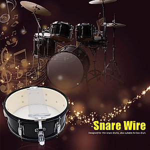 Snare Wire, 40 Strands Steel Drum Wire Springs Instrument accessory for 14" Snare Drum Cajon Box Drum