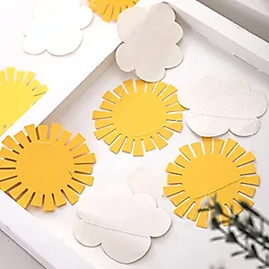 You Are My Sunshine Banner - Sunshine And Cloud Garland, First Birthday Sunshine Theme Party Decoration, Summer Cake Smash Bunting, You Are My Sunshine Baby Shower, Clouds Sun Summer Party Background Photo Props