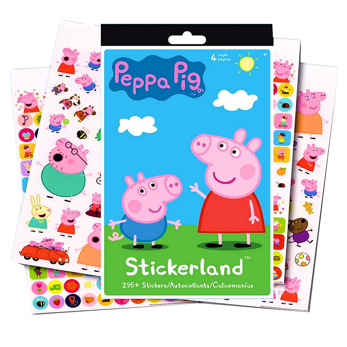 Coloring and Activity Set - Bundle Includes Peppa Pig Coloring Book, Peppa Pig Stickers, and 2-Sided Door Hanger (Peppa Coloring Book & Stickers)