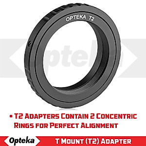Opteka 500mm/1000mm f/8 Manual Telephoto Lens compatible with Canon EF-Mount EOS 90D, 80D, 77D, 70D, 60D, 60Da, 1Ds, Mark III II 7D, 6D, 5D, 5DS, Rebel T8i, T7i, T7s, T7, T6s, T6i, T6, T5, SL3, SL2