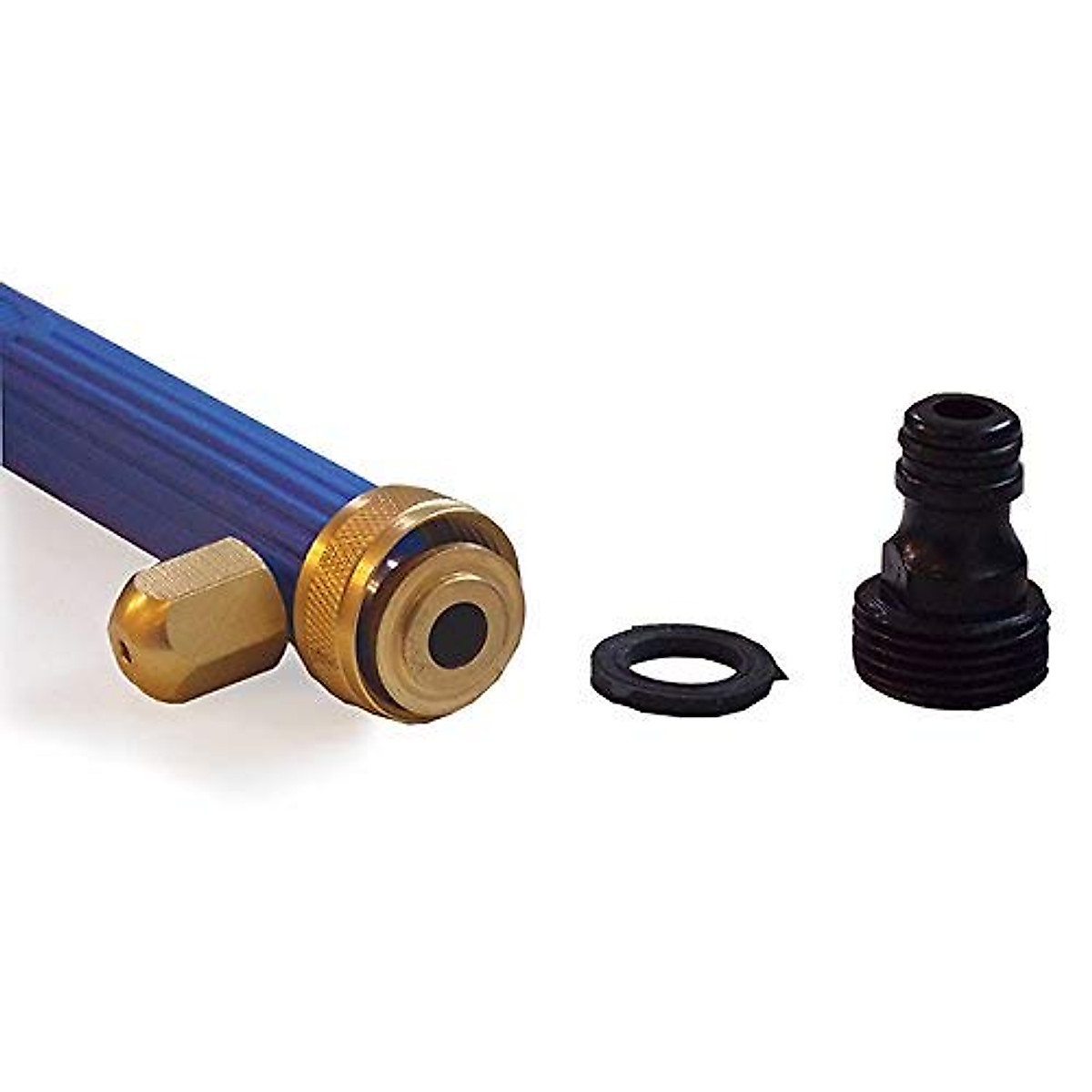 BESTHINKY High Pressure Water Jet Sprayer, Garden Hose Spray Gun Nozzle Hose Spray Wand for Garden, Car Washing, Plant Watering and Window Washing (Blue)