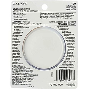 COVERGIRL Advanced Radiance Age-Defying Pressed Powder Natural Beige 120.39 Ounce (packaging may vary)
