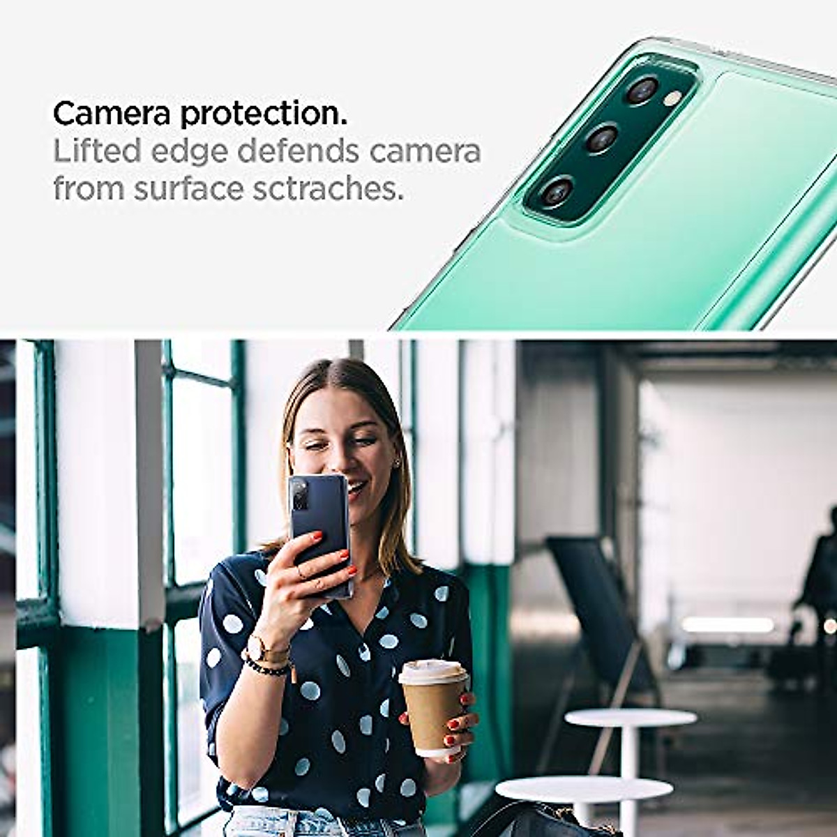 Spigen Ultra Hybrid Designed for Samsung Galaxy S20 FE 5G Case (2020) - Crystal Clear