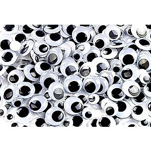 Playscene Children's Craft 'Wiggle-Googly Eyes' (500 Piece Pack)