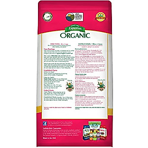 Espoma Organic Rose-Tone 4-3-2 Organic Fertilizer for All Types of Roses and Other Flowering Plants. Promotes Vigorous Green Growth and Abundant Blooms. 4 lb. Bag - Pack of 2