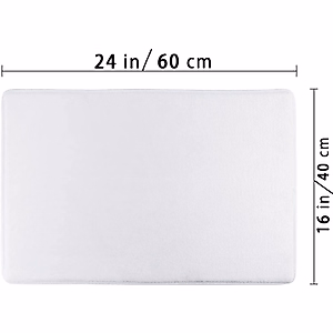 Washable Kitchen Floor Mats Compatible with Tartan Lumberjack Buffalo Check Plaid Red Black Cute Non-Slip Soft Bath Rugs Thick Bathroom Kitchen Floor Microfiber Doormat 16x24 Inch