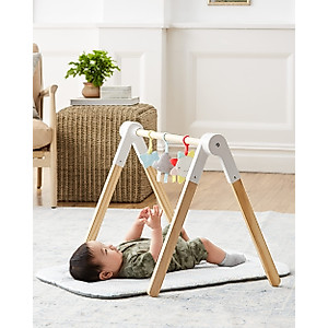 Skip Hop Wooden Baby Gym, Silver Lining Cloud Activity Gym