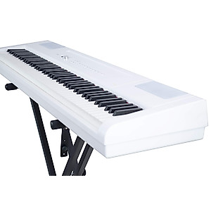 Artesia PA-88H 88-Key Weighted Hammer Action Digital Piano with 16 Dynamic Voices + Power Supply + Sustain Pedal (White)