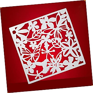 LIFKOME 12pcs Hanging Decorative Panel Hanging Decorative Screens Room Division Panels Hanging Partition Screen Hanging Divider Screen Fashion Decorate Cut Off Hanging Screen White