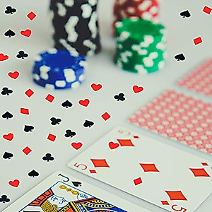 Poker Confetti Casino Confetti-Table Decoration Party Confetti Sprinkles or DIY for Wedding Birthday Bday Baby Shower Engagement Bachelorette Party Supplies (Poker)