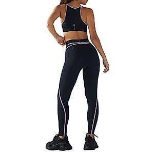 Savage X, Womens, X Mesh High-Waist Legging, Black Caviar, M