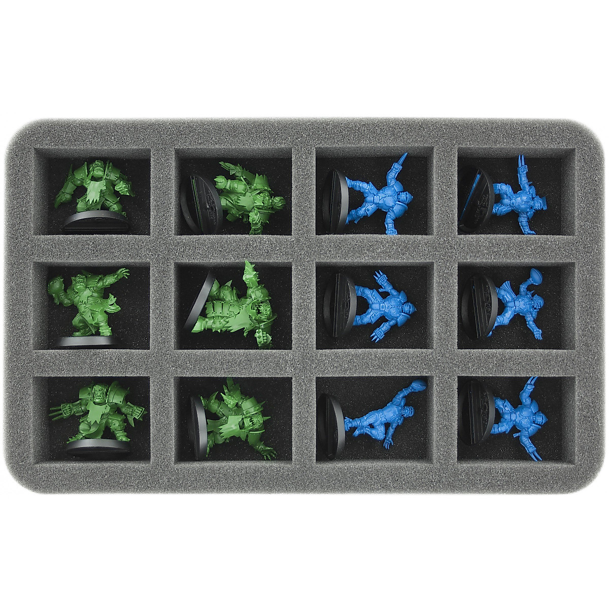 Feldherr Mini Plus Case Compatible with 44 Blood Bowl Miniatures - 2016 Edition