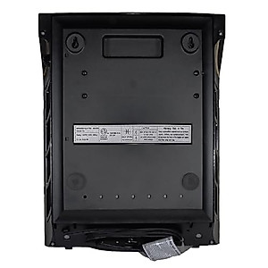 Heat Storm Deluxe Space 1000 Watt Infrared Wall Mount Electric Heater, White