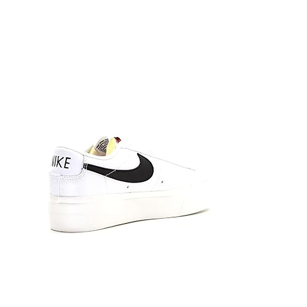 Nike Womens WMNS Blazer Low Platform DJ0292 101 - Size 9W White/Black