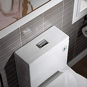 WOODBRIDGE Luxury, Elongated One Piece Toilet with Advanced Bidet Seat, T-0022, White