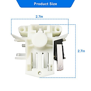 DD81-01629A DD81-02132A Dishwasher Door Switch Latch Compatible with Samsung DW80K5050UB/AA-00 DW80R5060US DW80R5061UG DW80F600UTW/AA-00 Dish Washer Door Lock Replace AP6287051 PS8764558 EAP8764558