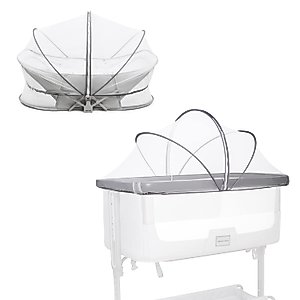 Beberoad Love Mosquito Net 2 Pack Stroller Mosquito Net & Bassinet Mosquito Net (White)