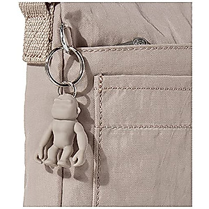 Kipling womens WomenÃ‚â€™s Sebastian Bag, Super Light, Durable Messenger Bag, Nylon Shoulder Crossbody Bag, Grey Gris, 9 L x 8.5 H 1.75 D US