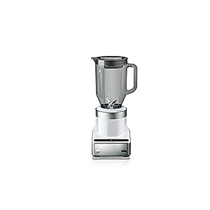 Braun JB7350 WHS PureMix Power Countertop Blender with Thermal Resistant Glass Jug, 56 Fl. Oz, White
