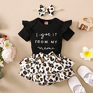 JOMOO 0-3 Months Baby Girl Clothes Newborn Girl Clothes Summer Outfit Floral Romper Shorts Set 0 To 3 Months Baby Girl Clothes Black
